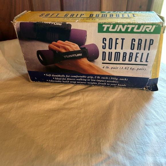Other | Vintage Tunturi Purple Weights 3pbs Each Velcro Strap Hand ...